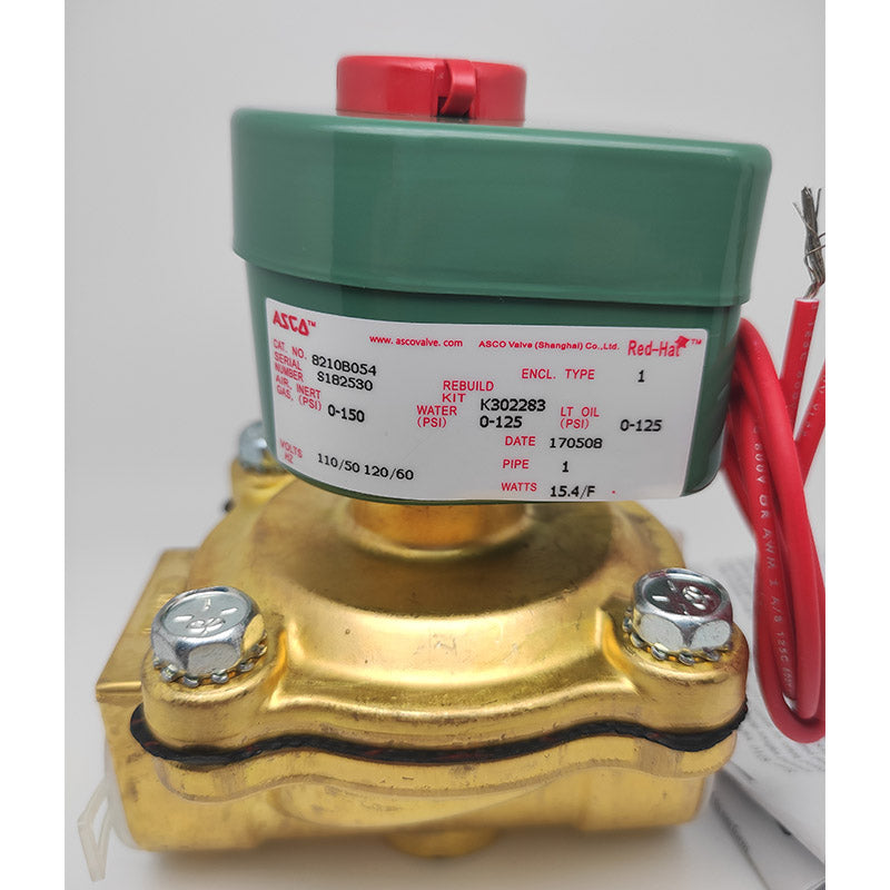 1" ASCO 8210B054 2-WAY 120/60 Solenoid Valve NEW NIB NOS ...